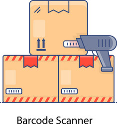 Barcode scanner Royalty Free Vector Image - VectorStock