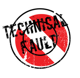 Technical fault rubber stamp Royalty Free Vector Image
