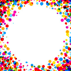 Round background with drops Royalty Free Vector Image