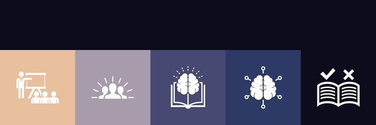 Workshop icons infographic design template Vector Image