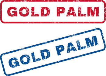 Palm oil rubber stamps Royalty Free Vector Image
