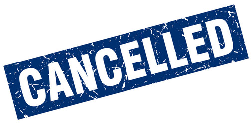 Cancelled watermark stamp Royalty Free Vector Image