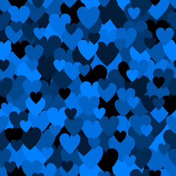 Army blue heart pattern camouflage texture Vector Image