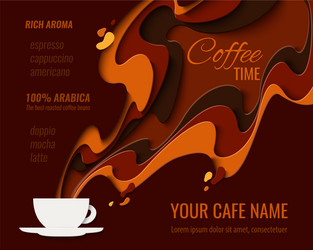 Coffee menu background Royalty Free Vector Image
