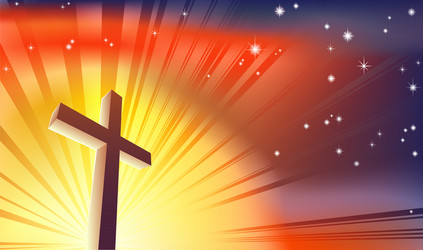 Backlit Outdoor Cross