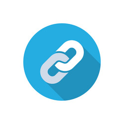 Link sign icon hyperlink symbol Royalty Free Vector Image