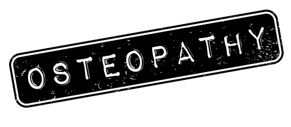 Osteopathy rubber stamp Royalty Free Vector Image