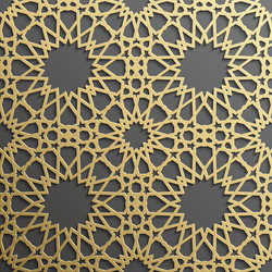 Seamless islamic pattern 3d traditional arabic Vector Image