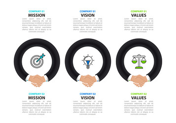 Infographic design template creative concept Vector Image