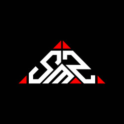 Smz letter logo creative design with graphic Vector Image