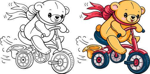 Funny cartoon bear-cubs Royalty Free Vector Image