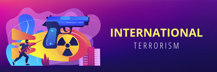 International terrorism concept Royalty Free Vector Image