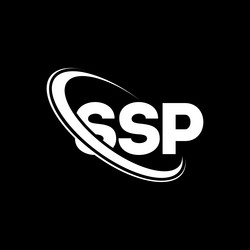 Ssp logo letter design Royalty Free Vector Image