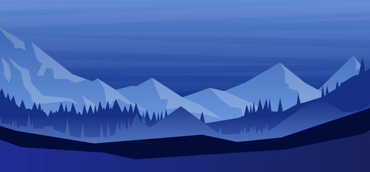 Pine tree in cartoon style isolated on white Vector Image