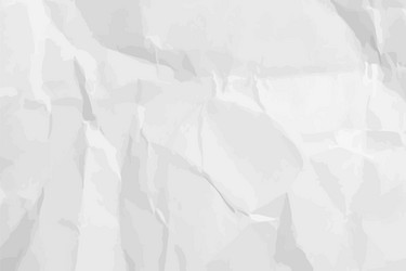 White lean crumpled paper Royalty Free Vector Image