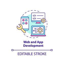 Maintainability light blue concept icon Royalty Free Vector