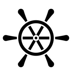 Ship helm Royalty Free Vector Image - VectorStock