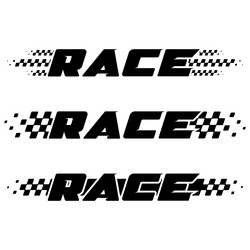 Sport race number 1 checkered lines Royalty Free Vector