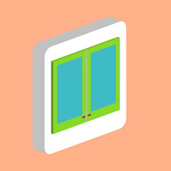 Window computer symbol Royalty Free Vector Image
