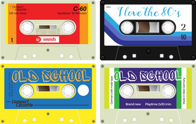 Cassette Record Disuse Vector Images (32)