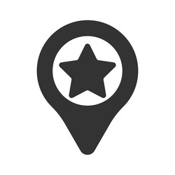 Favorite location icon Royalty Free Vector Image