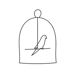 Bird Cage Line Drawing Vector Images (over 620)