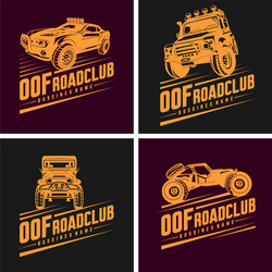 Off road extreme adventure offroad tire tracks Vector Image