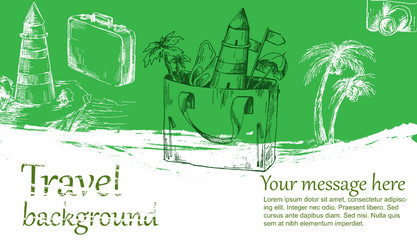 Travel Banner Background Vector Images (over 330,000)