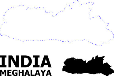 Meghalaya Map Vector Images (over 300)