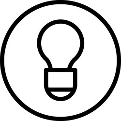Bulb in Circle Icon Vector Images (over 12,000)