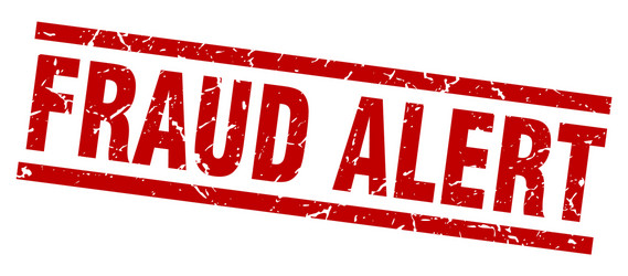 Fraud red grunge vintage stamp isolated on white Vector Image