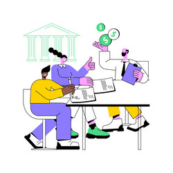 Official transcript isolated cartoon Royalty Free Vector