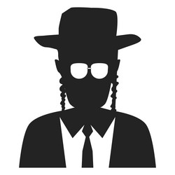 Rabbi Silhouette Vector Images (87)