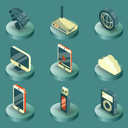 Internet and technology Royalty Free Vector Image