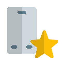 Smartphone declared as star product during season Vector Image