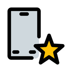 Smartphone declared as star product during season Vector Image