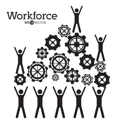 Workforce design Royalty Free Vector Image - VectorStock