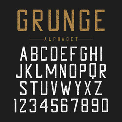 Old hand drawn gothic letters drawing with white Vector Image