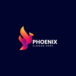 Phoenix raise logo Royalty Free Vector Image - VectorStock