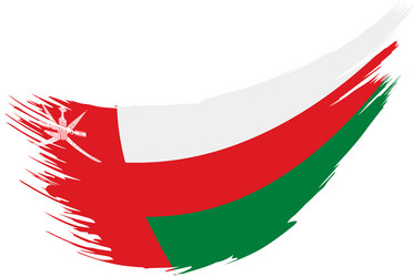 Oman flag Royalty Free Vector Image - VectorStock