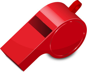 Object whistle Royalty Free Vector Image - VectorStock