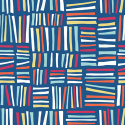 Geometric hand drawn abstract rectangle block Vector Image