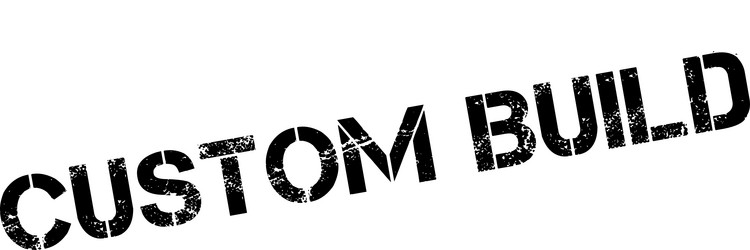 Custom build rubber stamp Royalty Free Vector Image