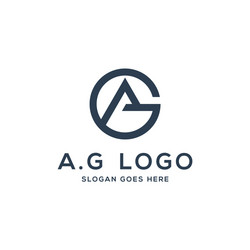 Aog logo simple Royalty Free Vector Image - VectorStock
