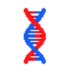 Dna strand pattern seamless deoxyribonucleic acid Vector Image