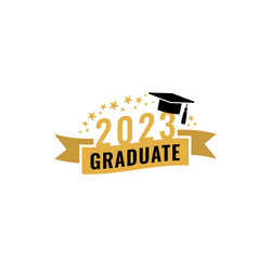 Graduation congratulations text typography toga Vector Image