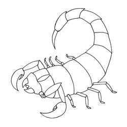 Scorpion Outline Vector Images (over 1,100)