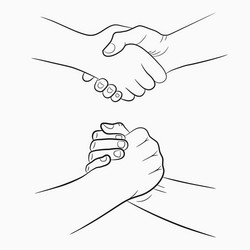 Handshake Brotherhood Hand Vector Images (over 270)