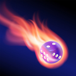Dice Flames Vector Images (over 140)
