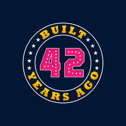 42nd Birthday 42 Vector Images (over 120)